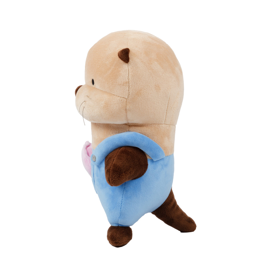 Kevin the Otter Plush with Magnetic Rocks & Seashell – Natural Habitat