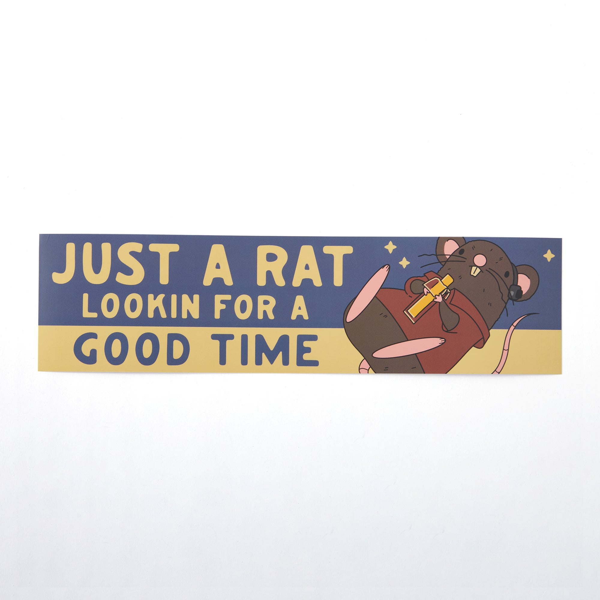 GPS Rat Bumper Sticker GWP – Natural Habitat