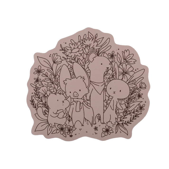 GWP BFCM Line Art Sticker – Natural Habitat
